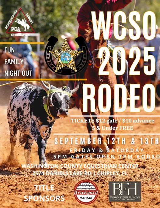 Washington County, Florida Sheriff's Office Presents 7th Annual Rodeo ...